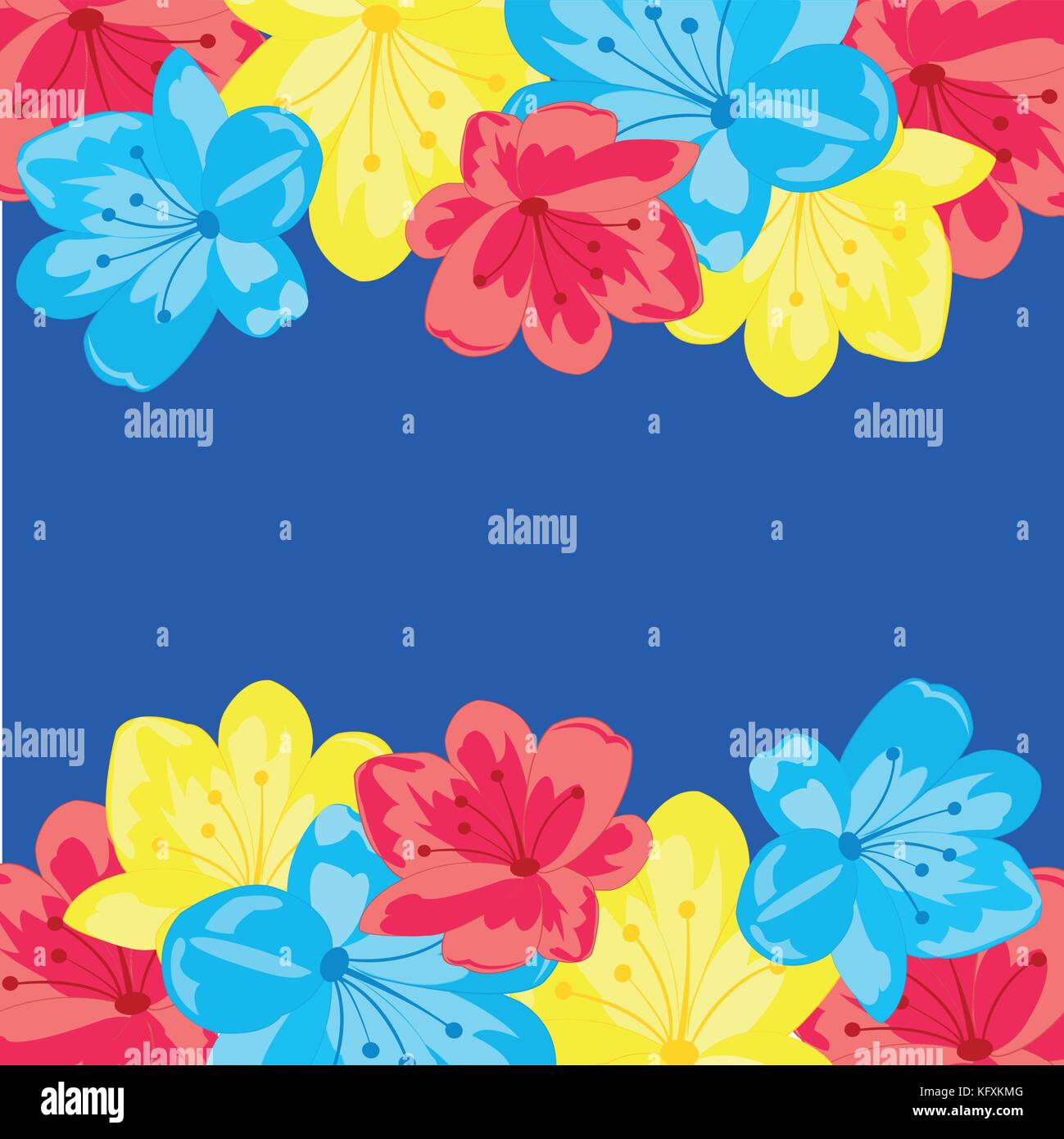 Bright red plant flower Stock Vector Images - Alamy