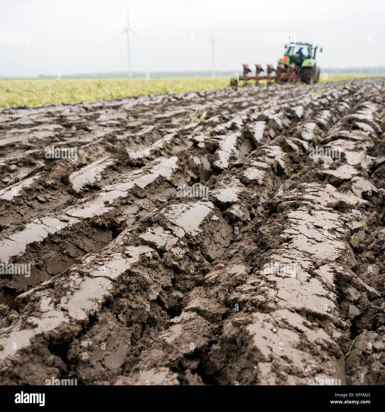 Plowed land with tractor hi-res stock photography and images - Alamy