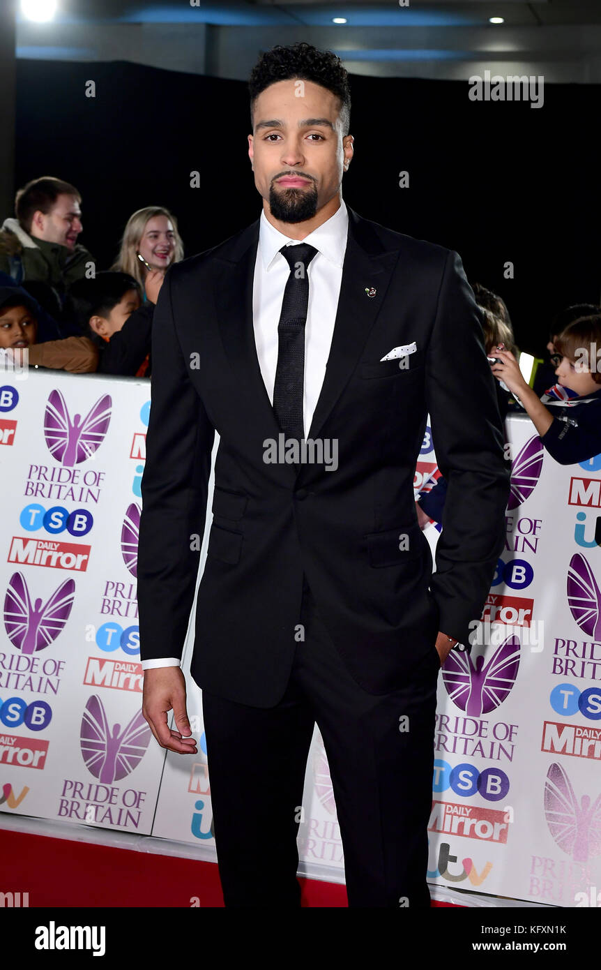 Ashley Banjo attending The Pride of Britain Awards 2017, at Grosvenor ...