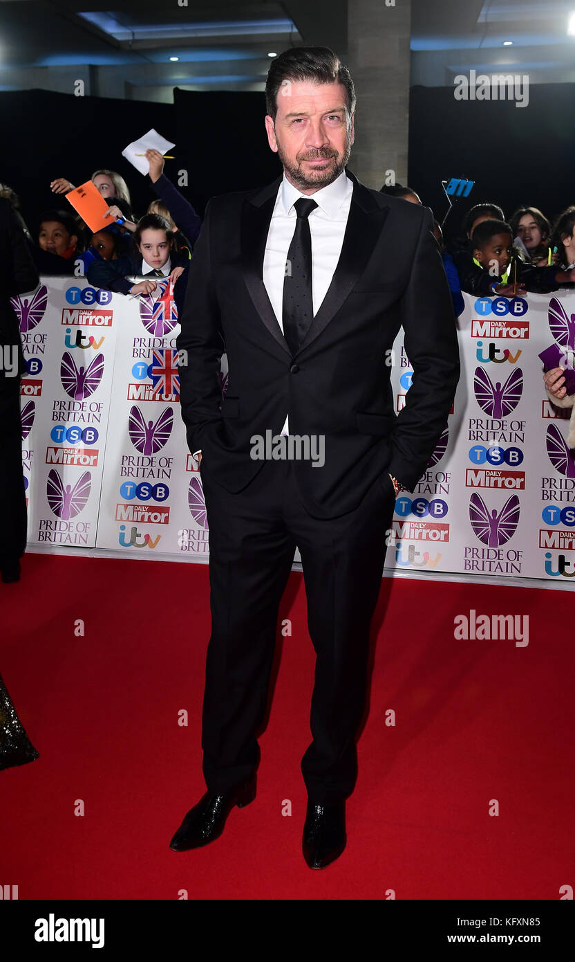 Nick Knowles attending The Pride of Britain Awards 2017, at Grosvenor ...