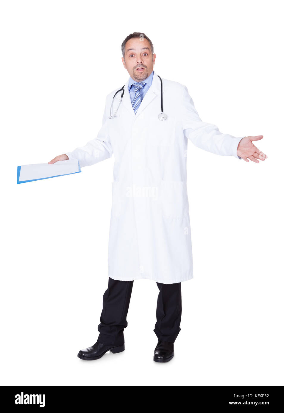 Confused doctor Cut Out Stock Images & Pictures - Alamy