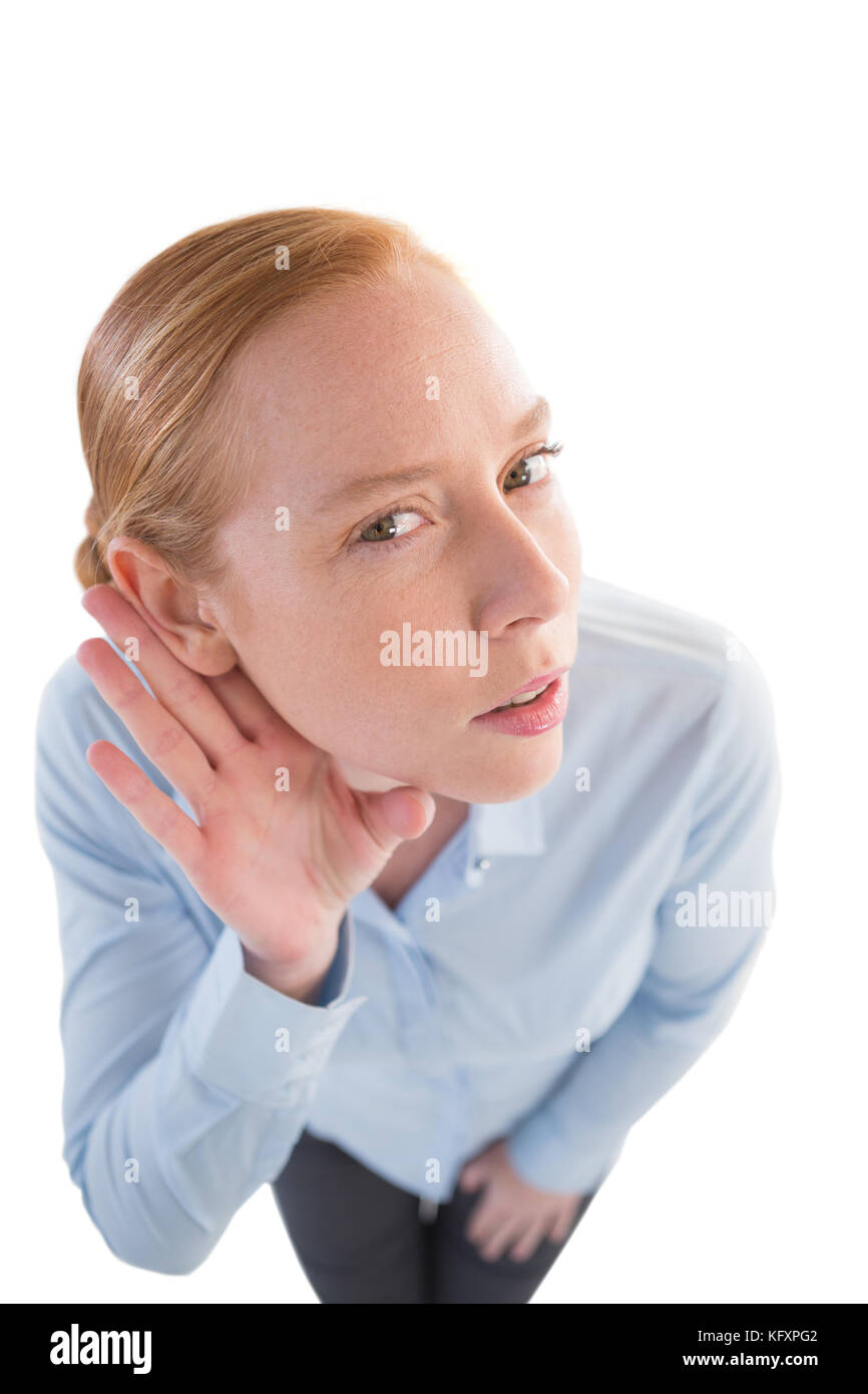 Hands behind ears hi-res stock photography and images - Alamy