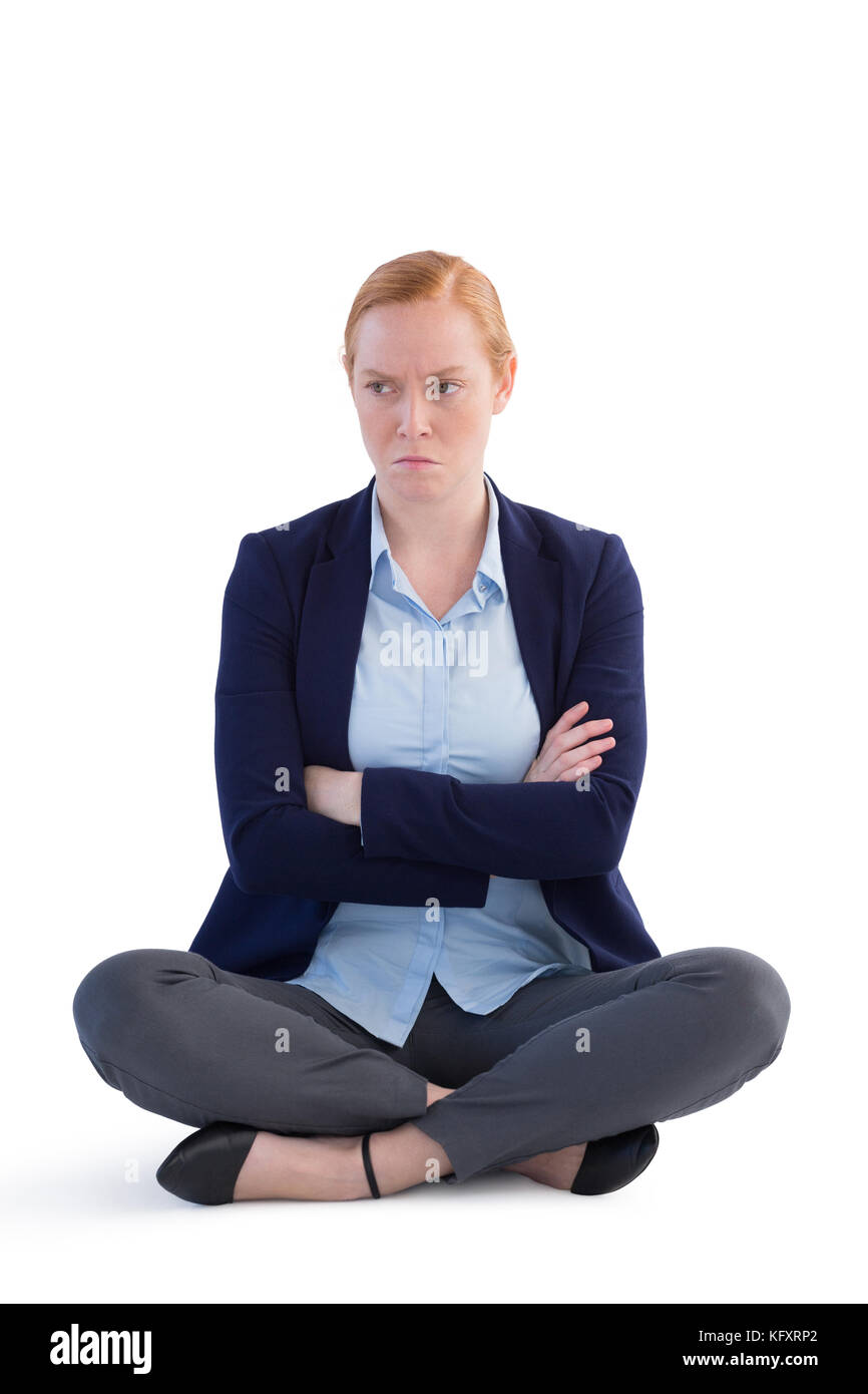 Young disappointed woman crossed arms hi-res stock photography and ...