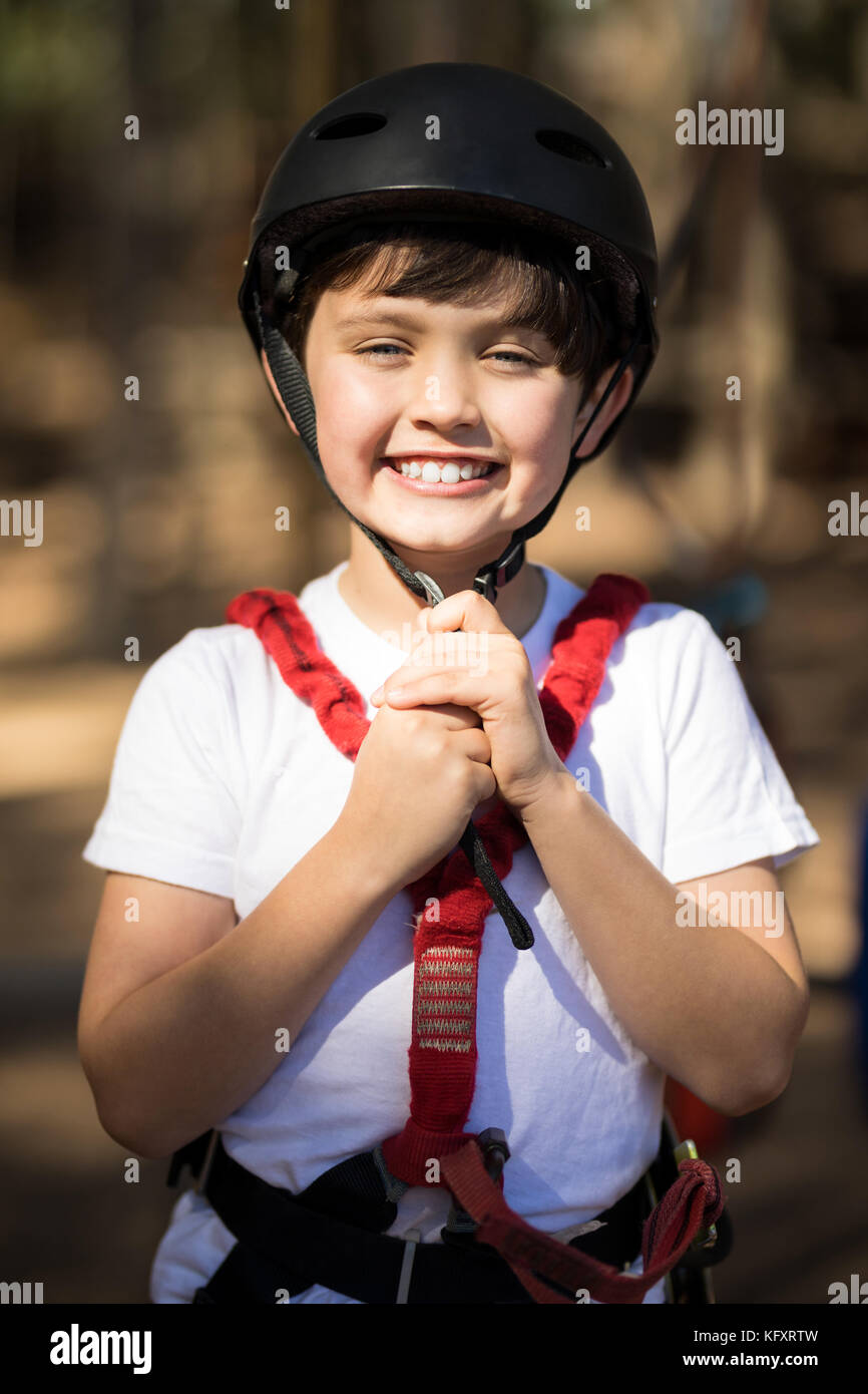 Boy wearing helmet on beautiful hi-res stock photography and images - Alamy