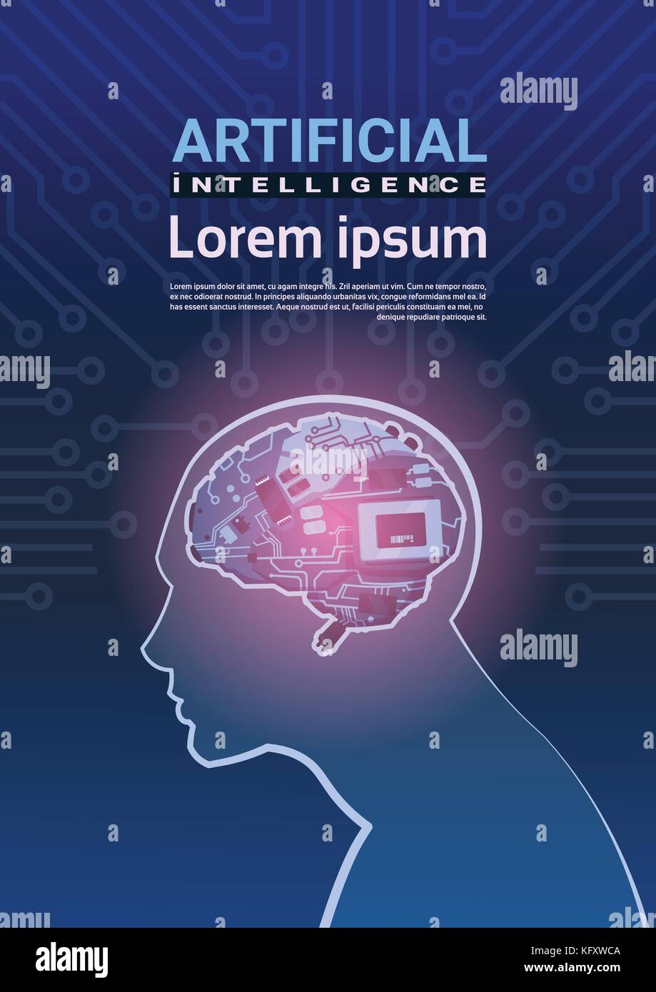 Human brain and circuit board hi-res stock photography and images - Alamy