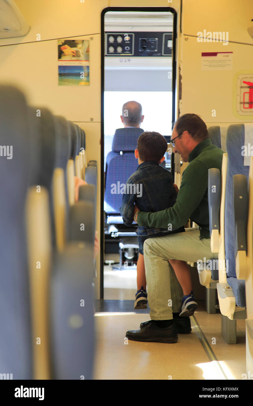 Boy watching trains hi-res stock photography and images - Alamy