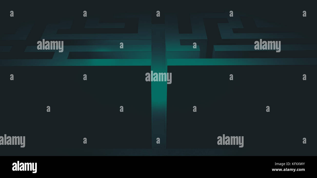 Magic maze puzzle hi-res stock photography and images - Alamy