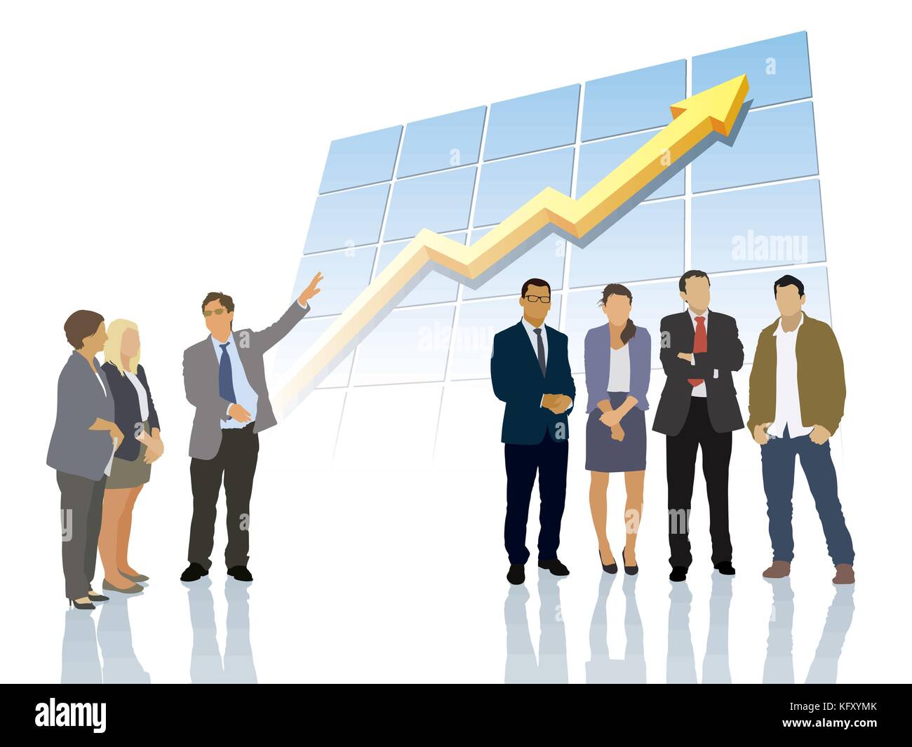 Team presentation team presentation Stock Vector Images - Alamy