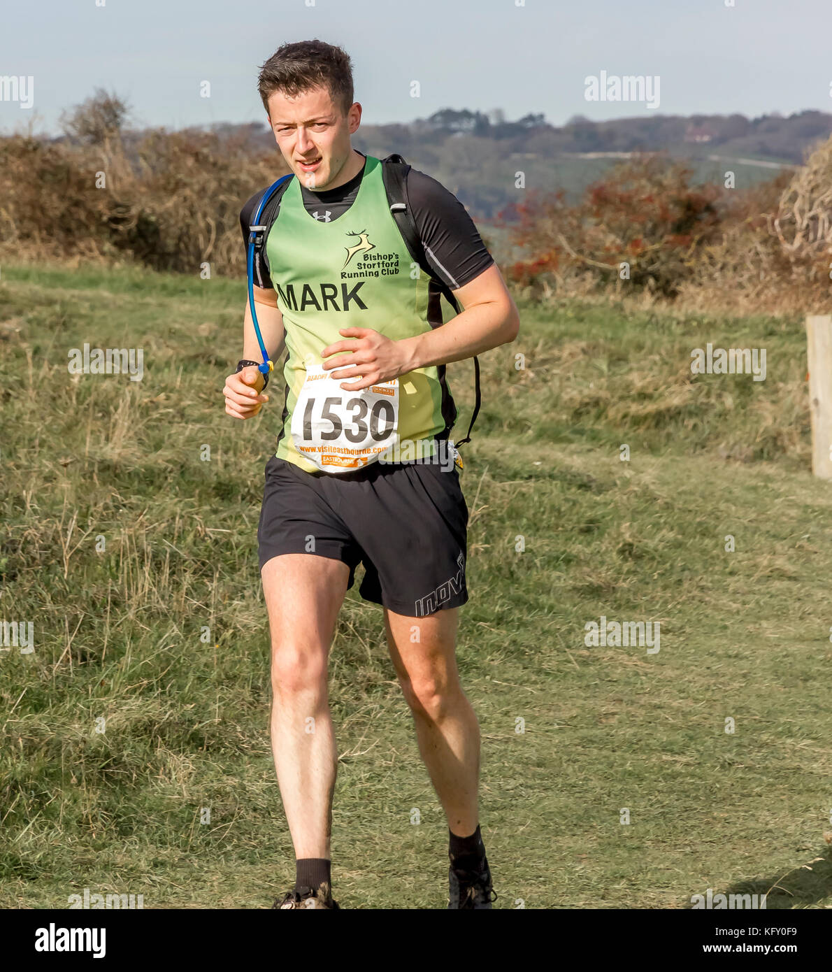 Runners compete in the 2017 Beachy Head Marathon Stock Photo - Alamy