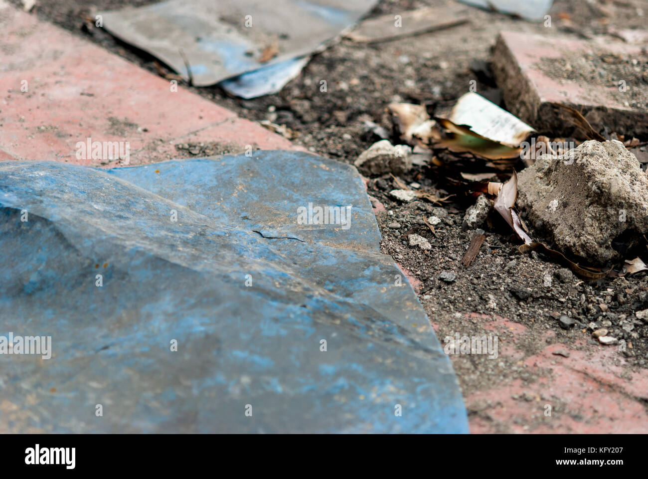 Burned house in abandoned hospital Stock Photo - Alamy