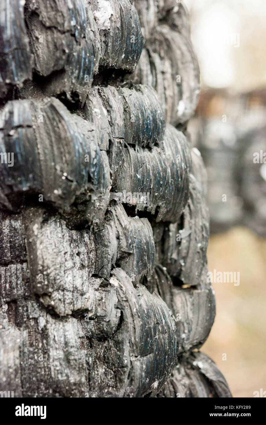 Window in burned house Stock Photo - Alamy