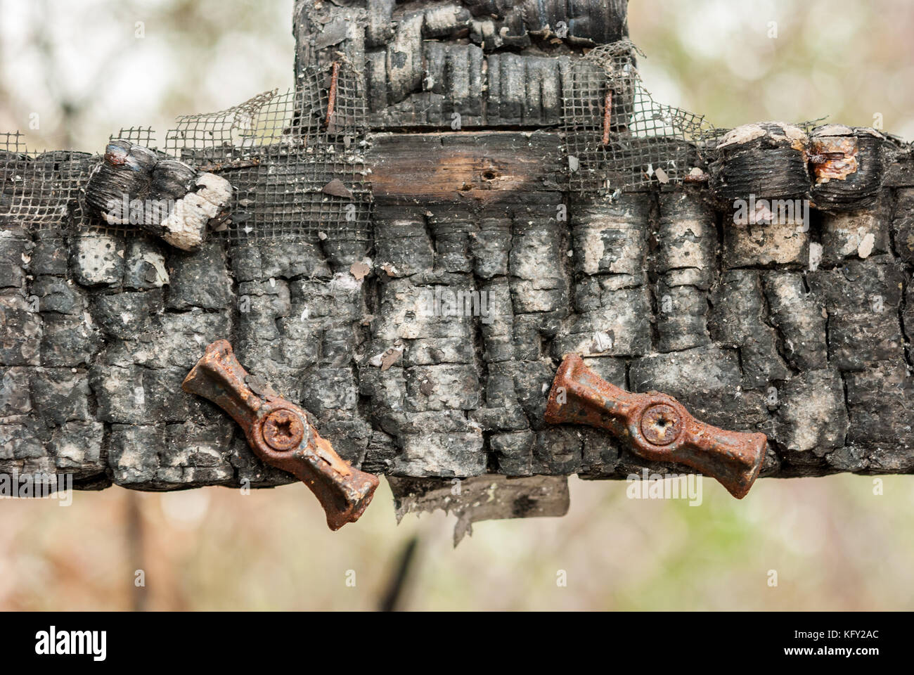 Window in burned house Stock Photo - Alamy