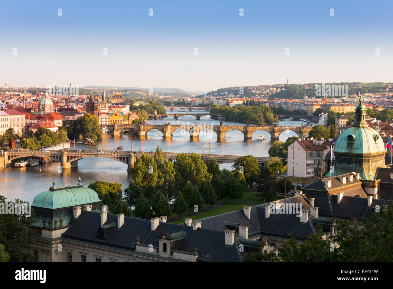 Prague panoramic scenery hi-res stock photography and images - Alamy