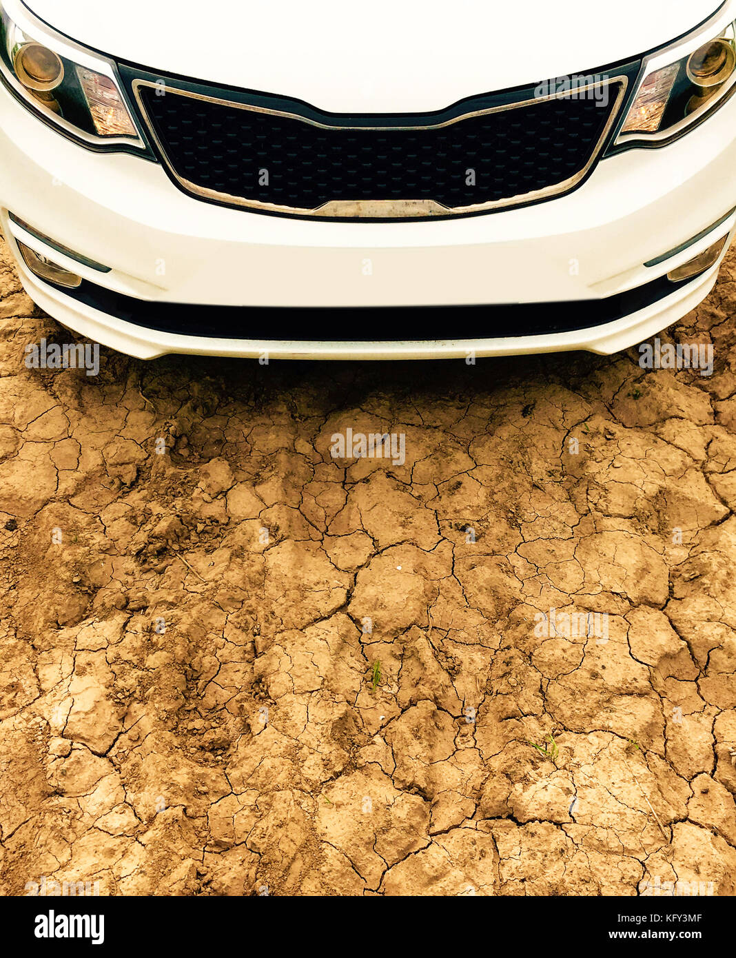 Modern car hood closeup Stock Photo - Alamy