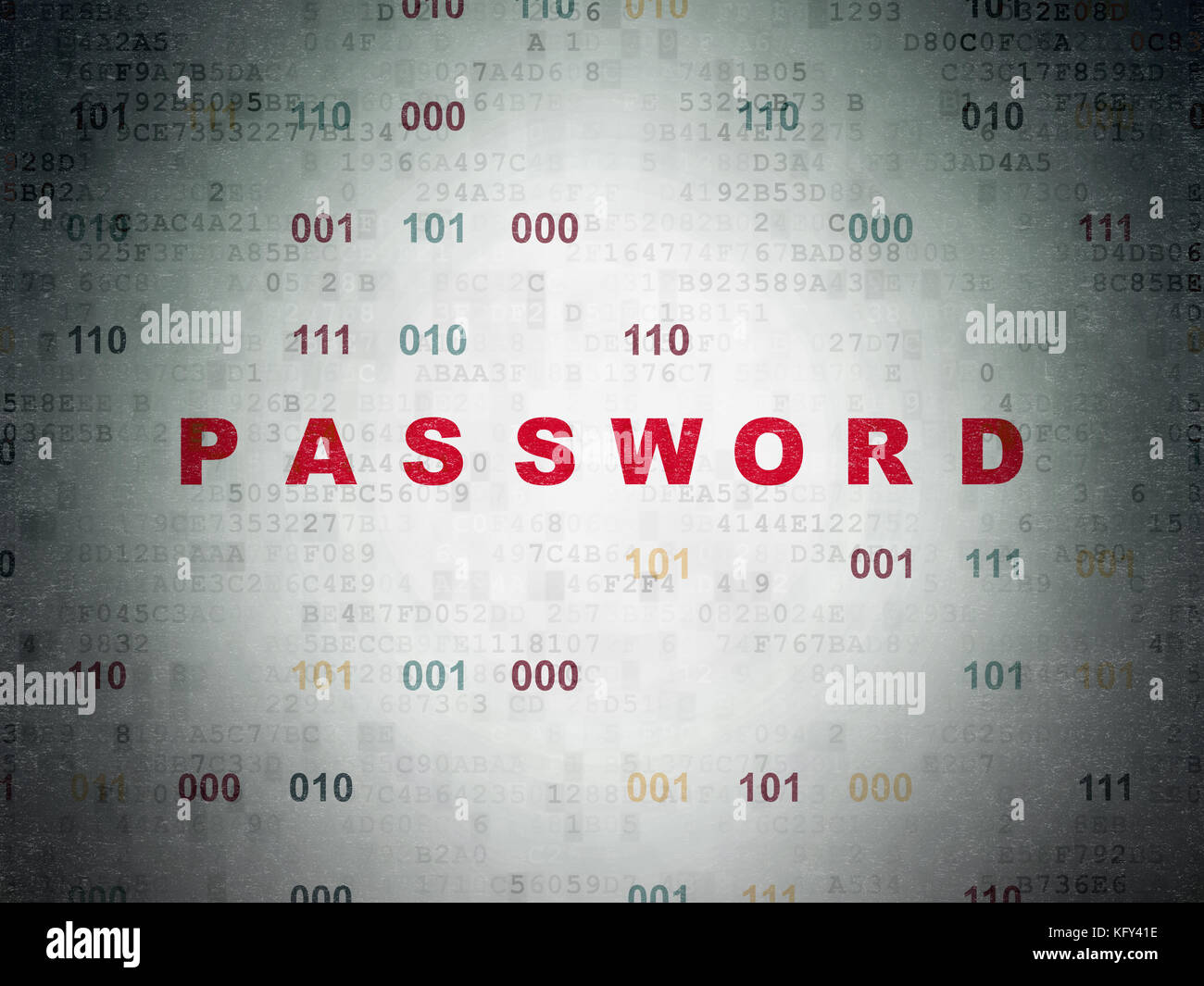 Security concept: Password on Digital Data Paper background Stock Photo ...