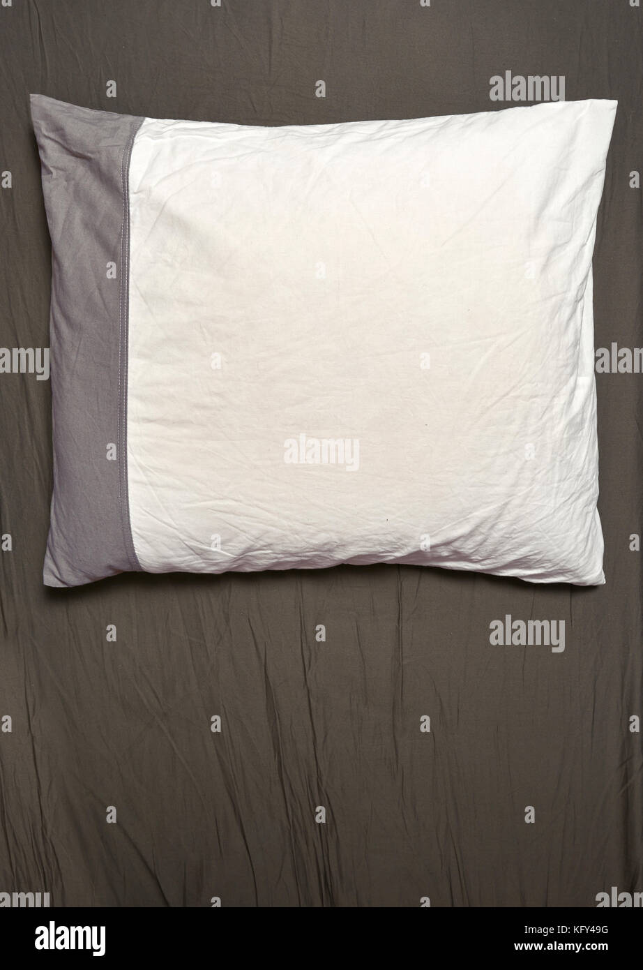 Disheveled sheets and pillows of an unmade bed Stock Photo - Alamy