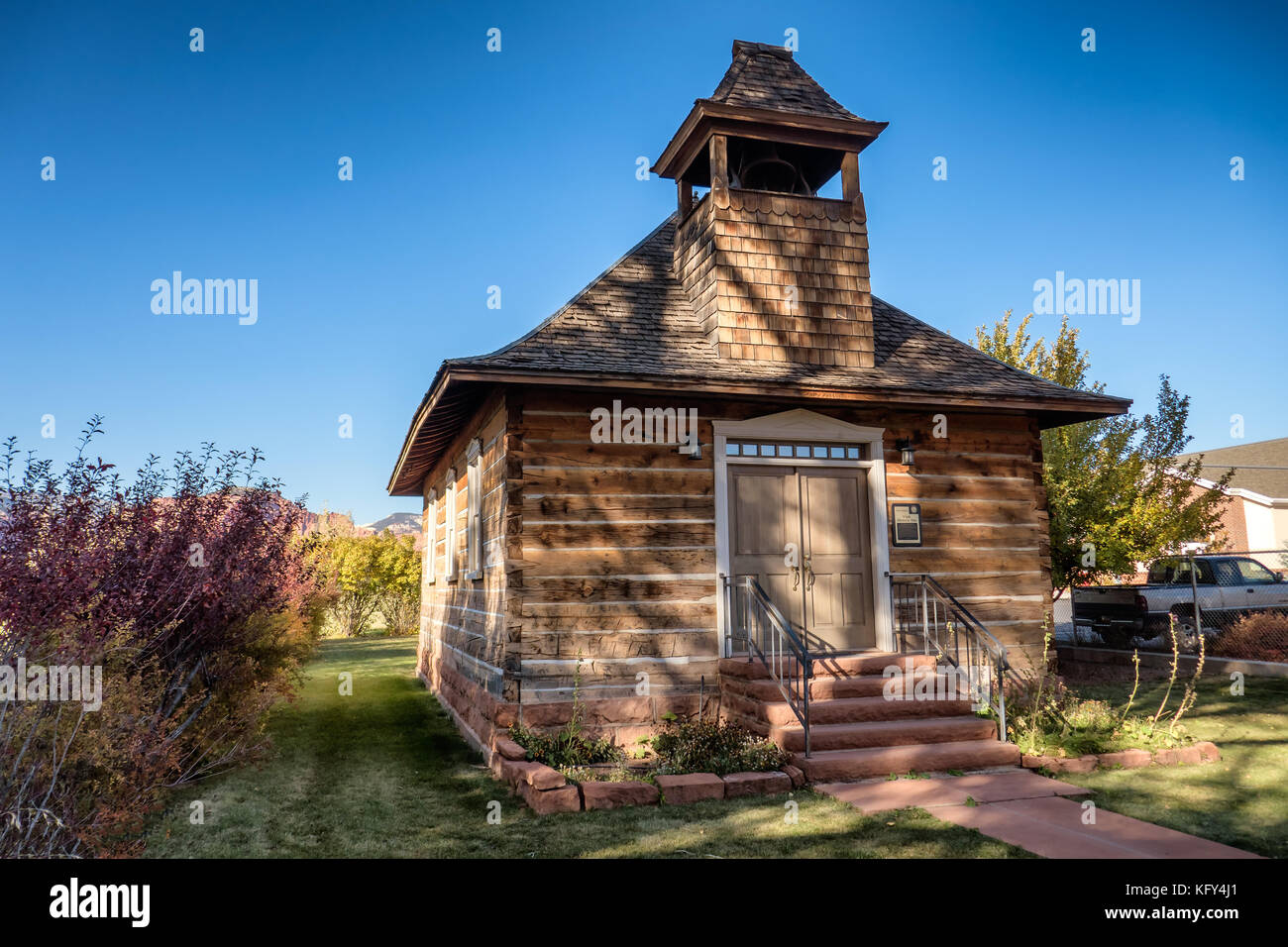 Old mormon church building hi-res stock photography and images - Alamy