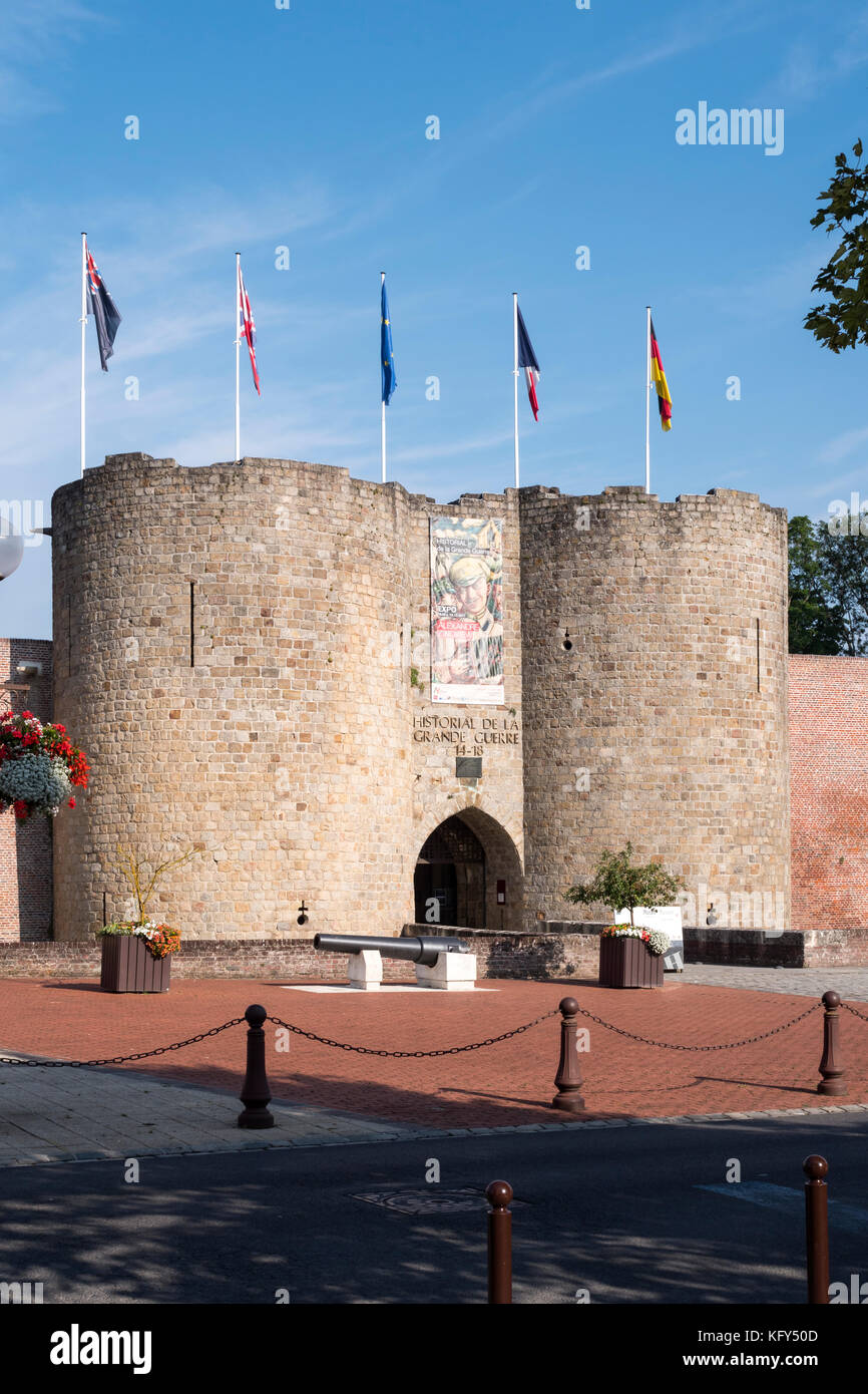 Chateau de Peronne Peronne Somme Hauts-de-France France Stock Photo - Alamy