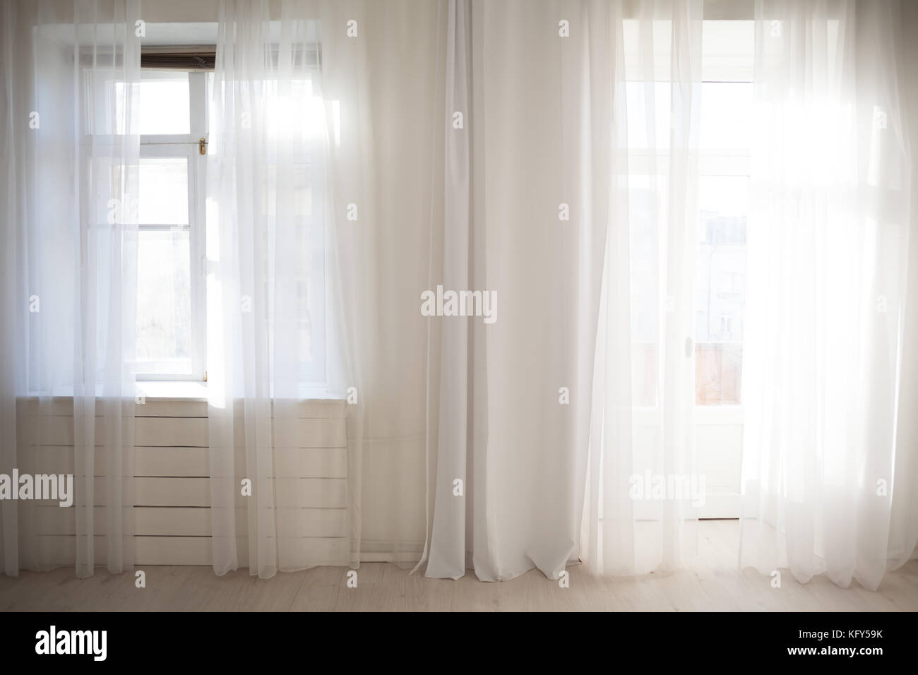 Flash white backgrounds Photo Studio decor Stock Photo - Alamy