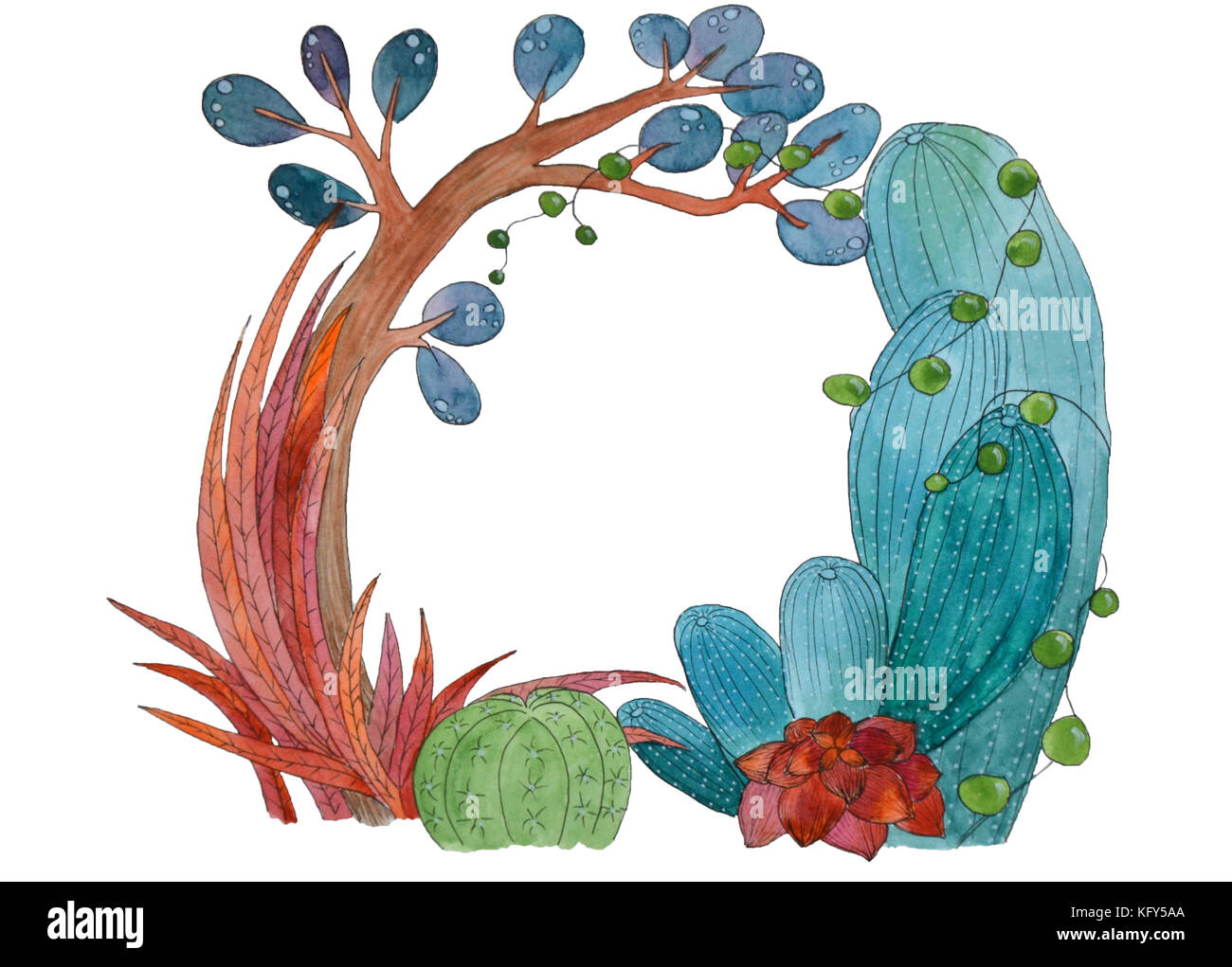 Saguaro flower Cut Out Stock Images & Pictures - Alamy