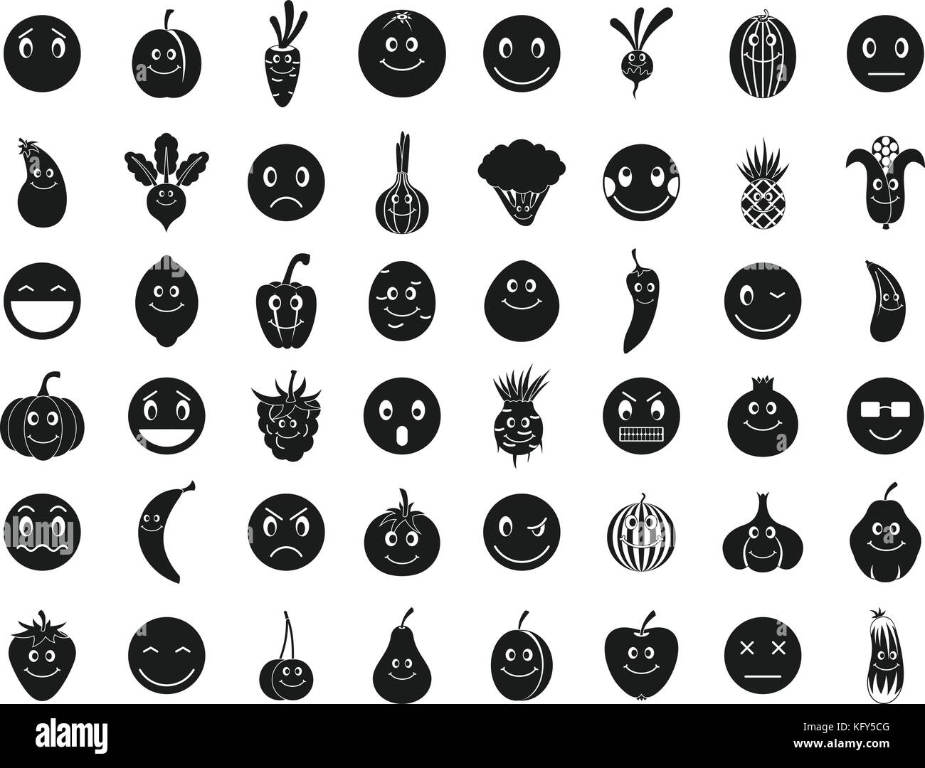 Emoji Black and White Stock Photos & Images - Alamy