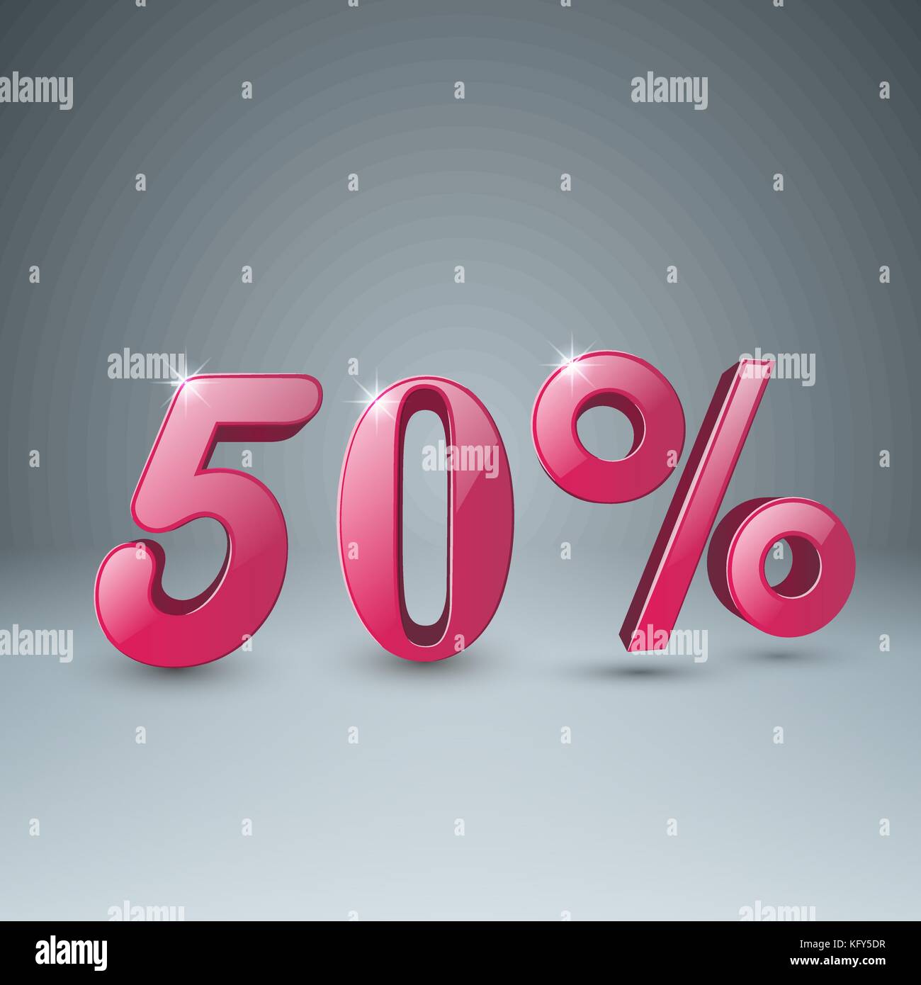 3d pink percent icon Stock Vector Image & Art - Alamy