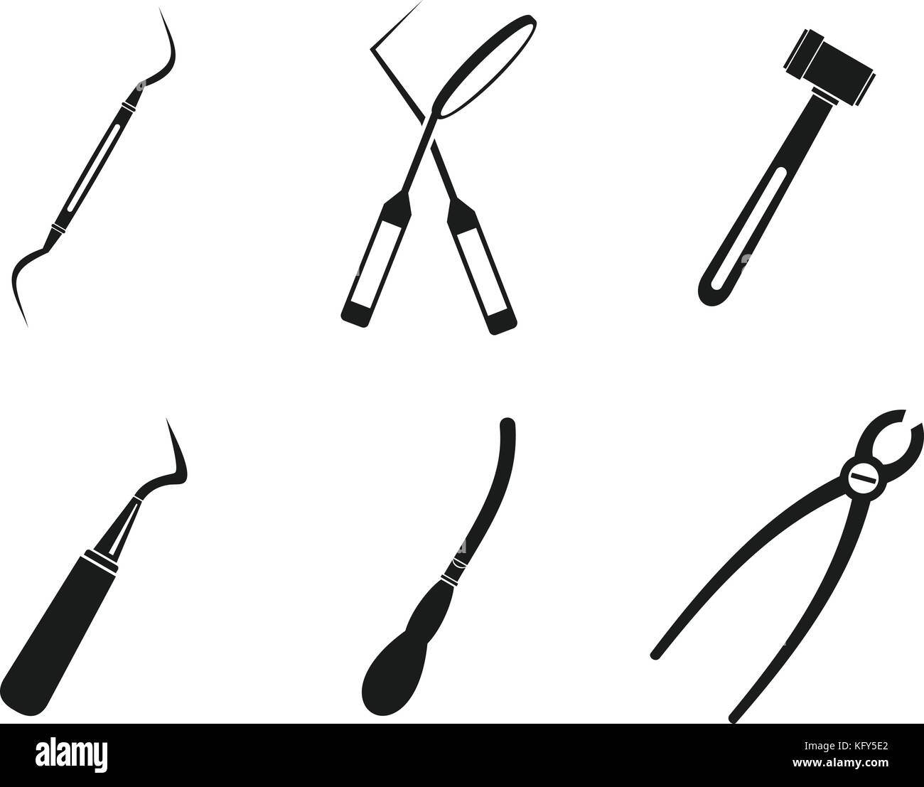 Surgery instrument icon set, simple style Stock Vector Image & Art - Alamy