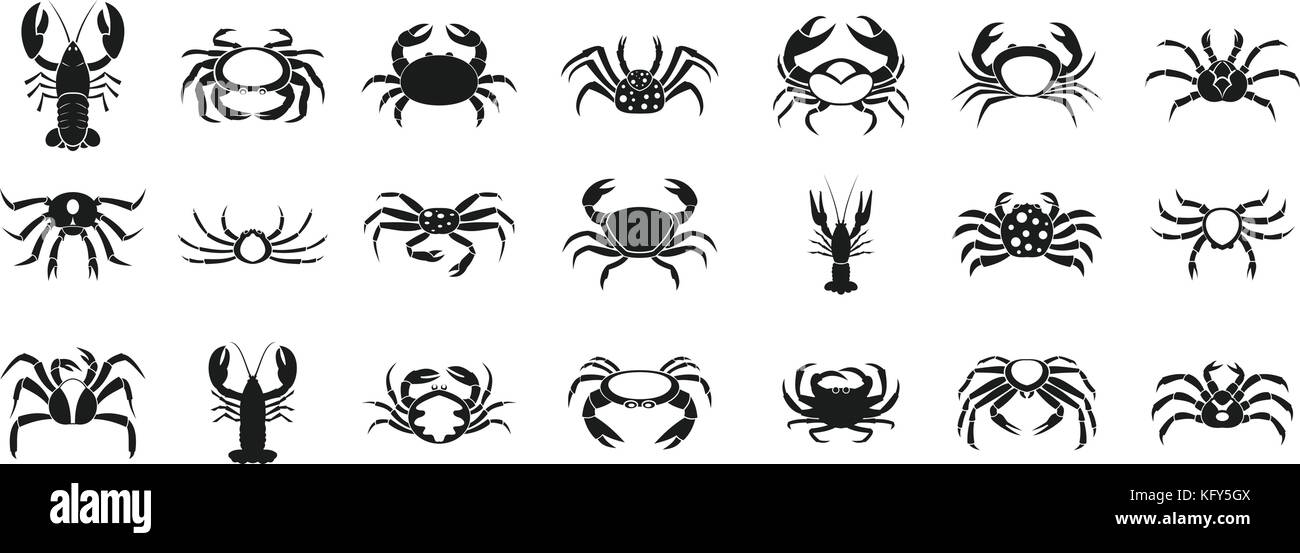 Cancer icon set, simple style Stock Vector Image & Art - Alamy