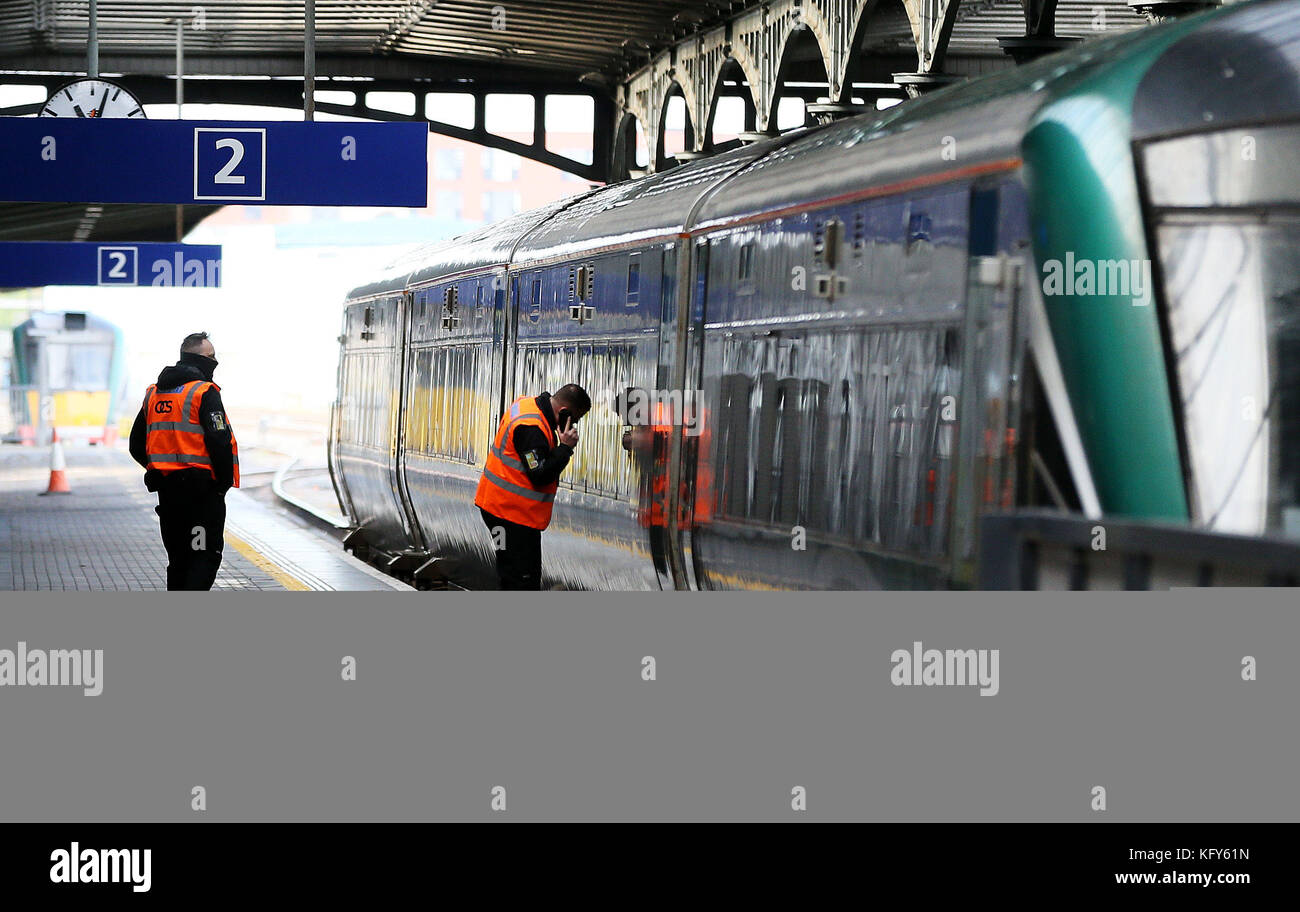 Irish rail staff hi-res stock photography and images - Alamy
