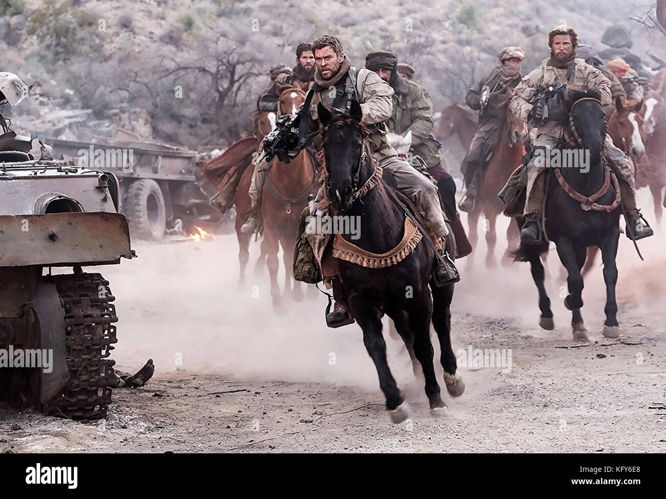 12 STRONG 2018 Alcon Entertainment film with Chris Hemsworth as Captain ...