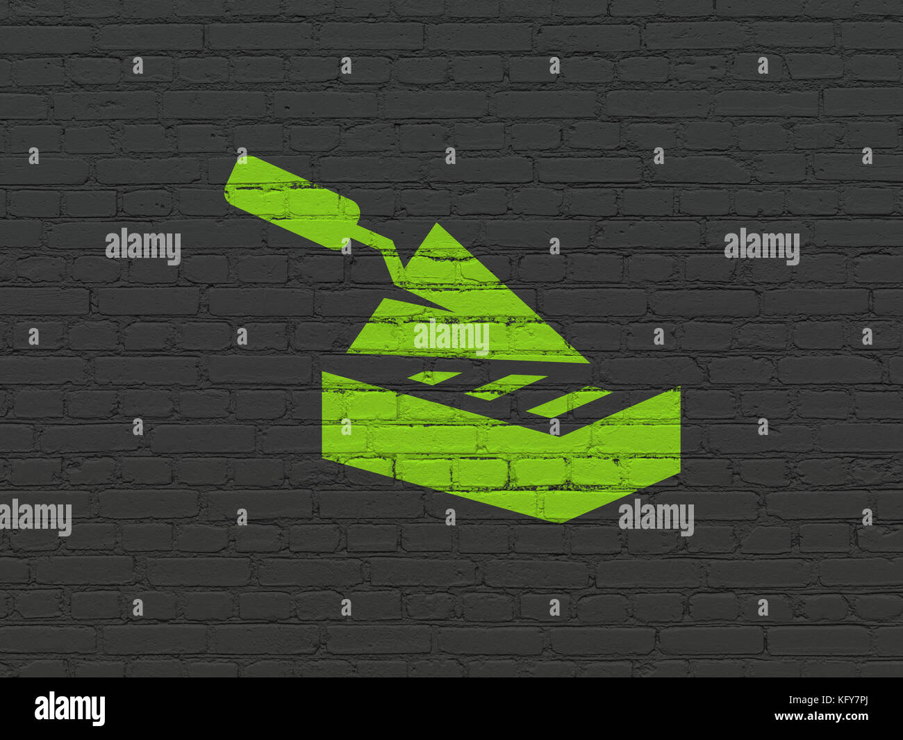 Building construction concept: Brick Wall on wall background Stock ...