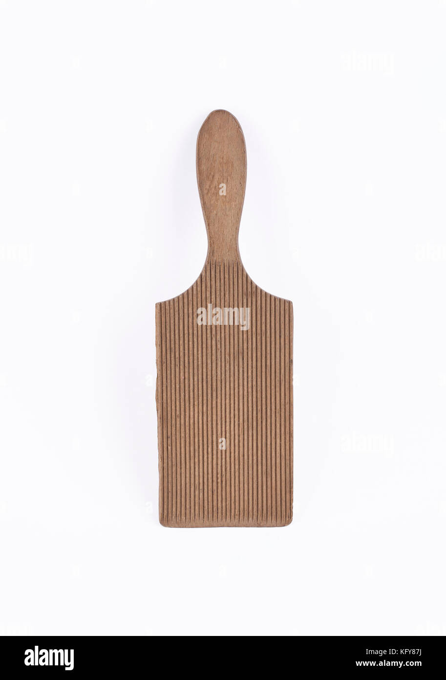 old ancient wooded butter tool Stock Photo - Alamy