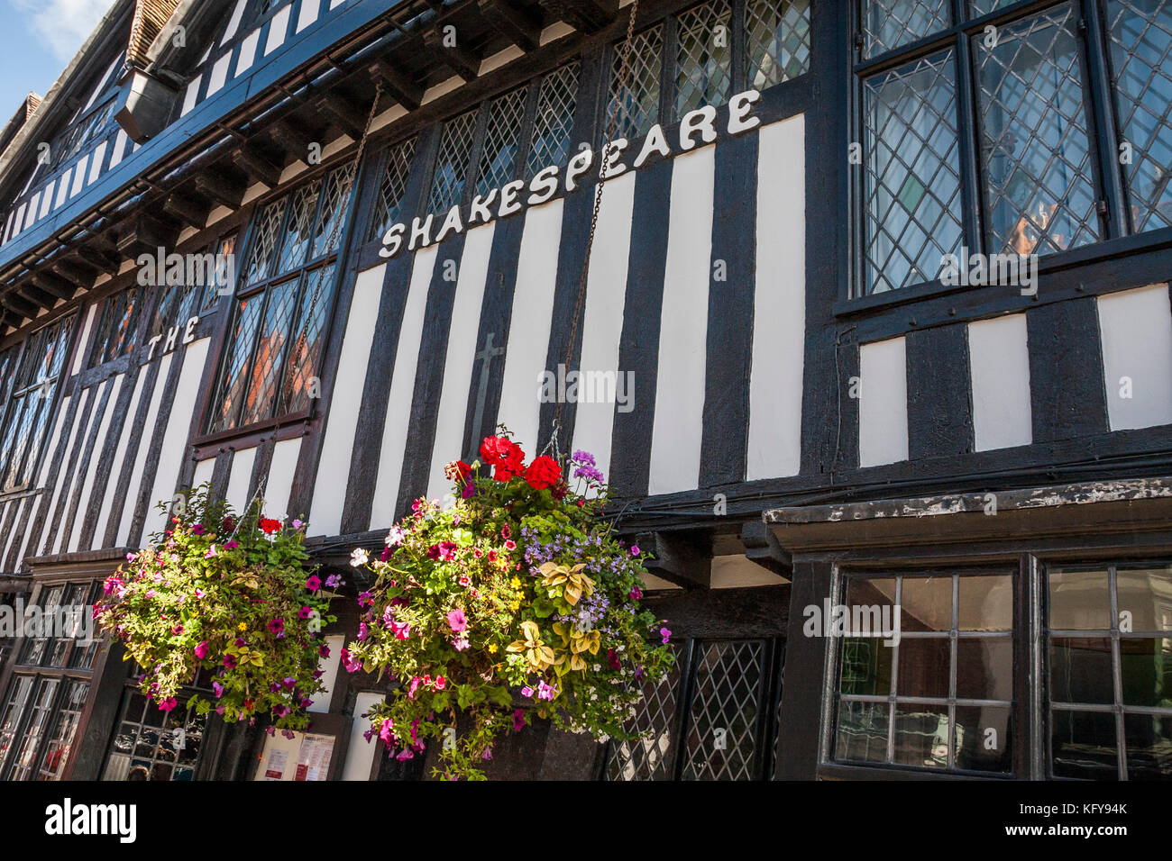 The Shakespeare pub in Stratford upon Avon,England,UK Stock Photo - Alamy