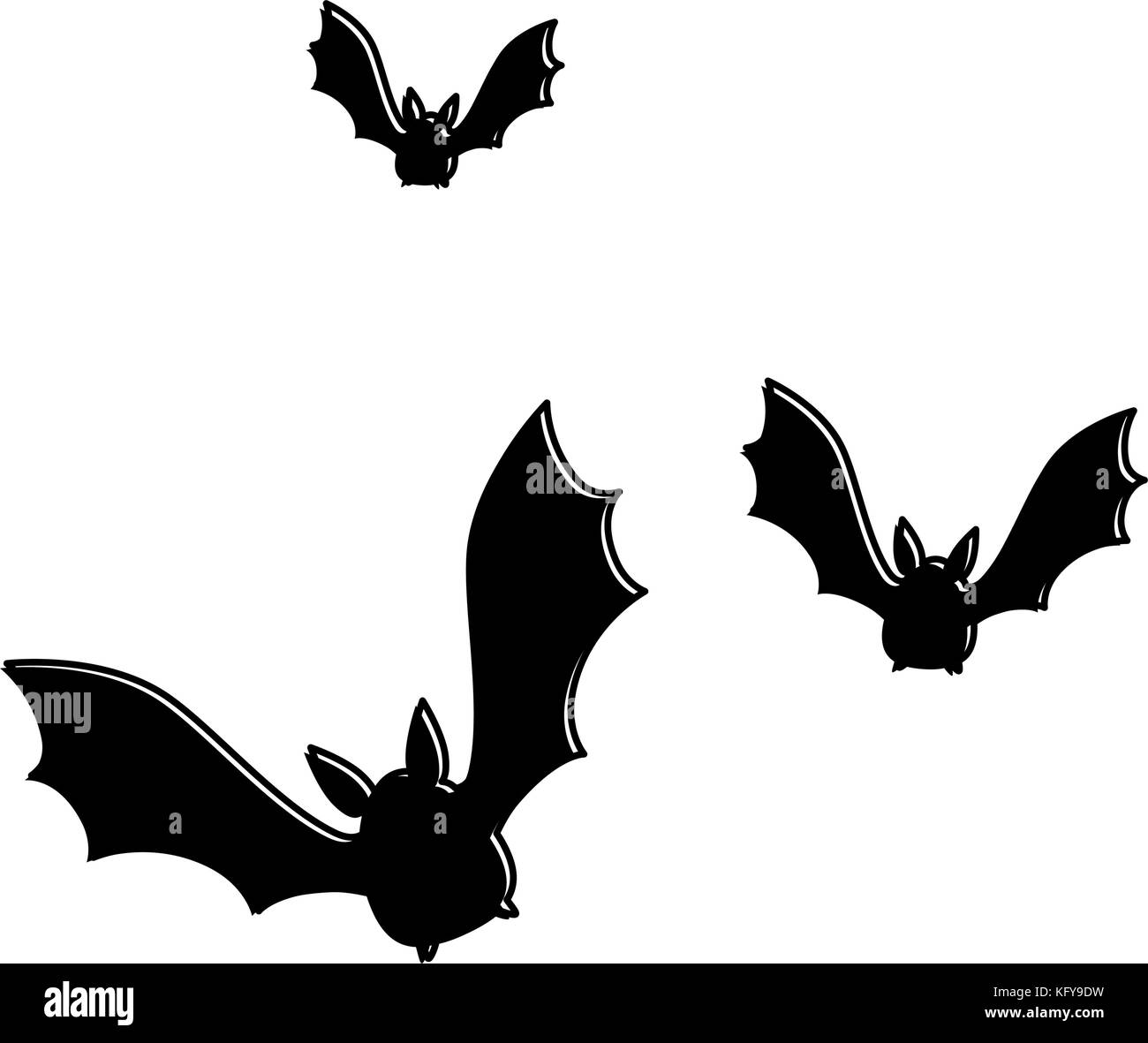 vampires black flying icon vector illustration design Stock Vector ...