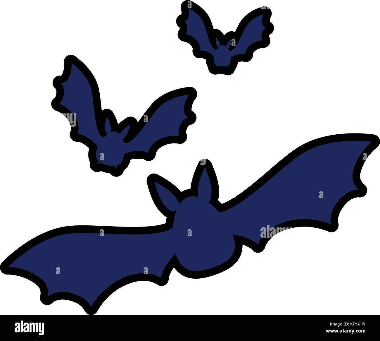 vampires black flying icon vector illustration design Stock Vector ...