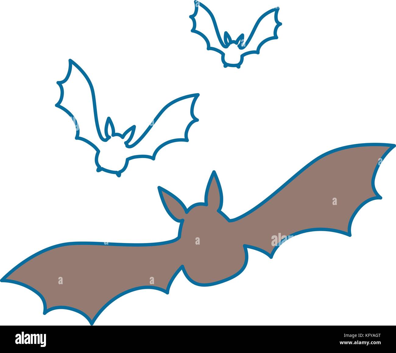 vampires black flying icon vector illustration design Stock Vector ...