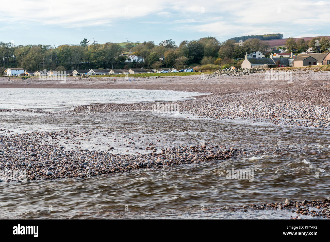 Inverbervie, Aberdeenshire, UK, 27th October 2017. Inverbervie and it's ...