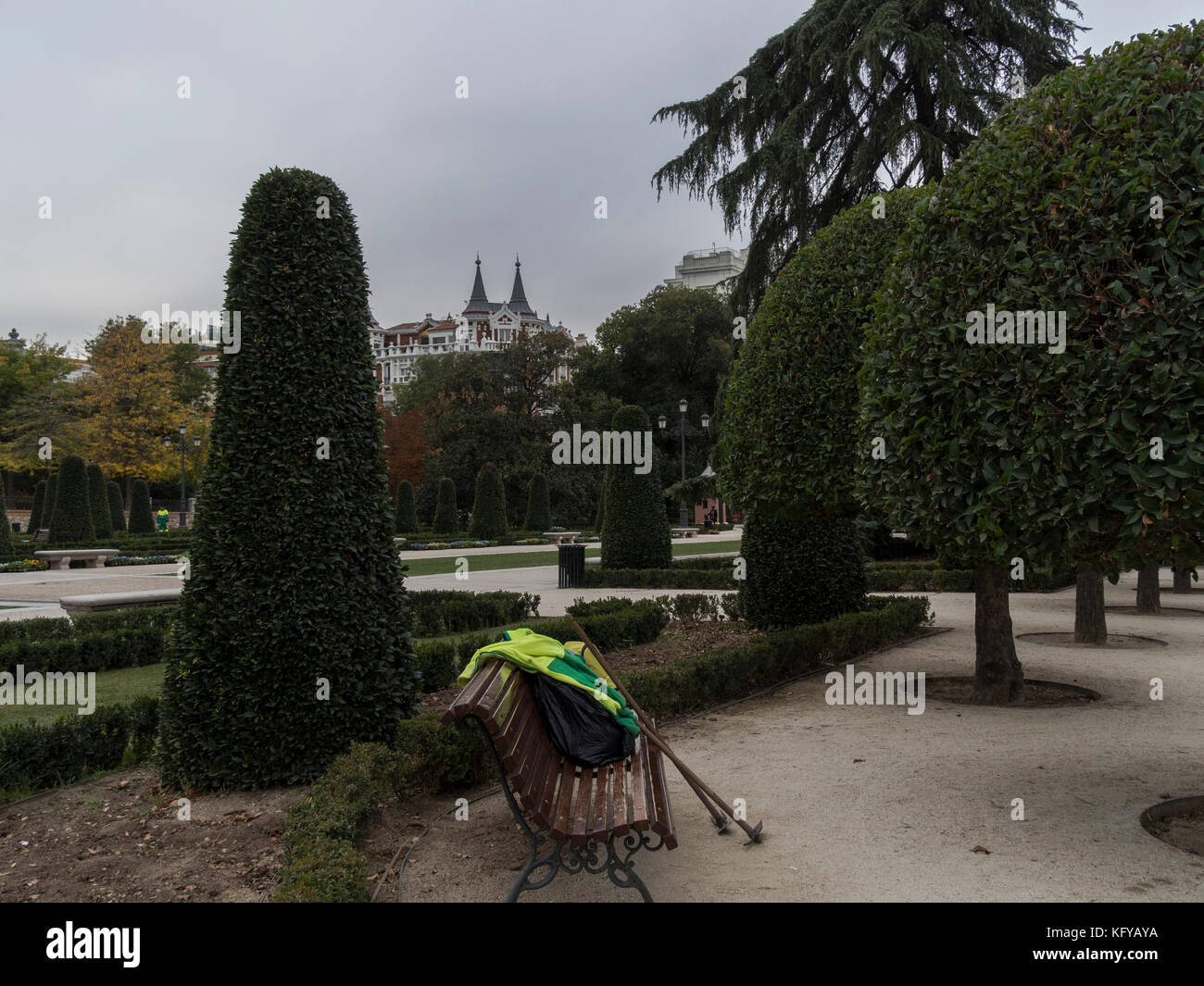 Cecilio Rodríguez Garden in the Retiro park. Madrid Spain Stock Photo ...