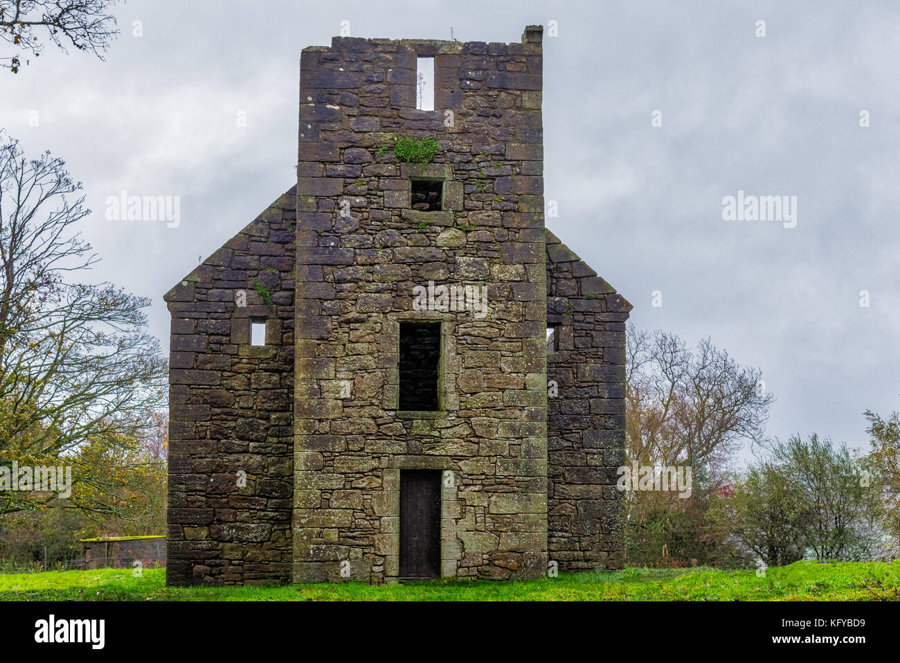 Castle Semple, Lochwinnoch, Scotland-October 28, 2017: Nature Trail at ...