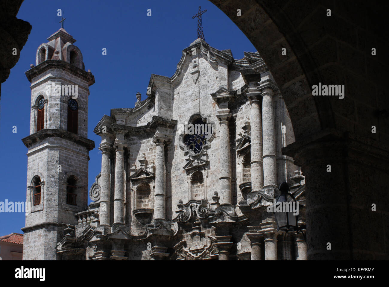Historic church in Havana, Cuba Stock Photo - Alamy