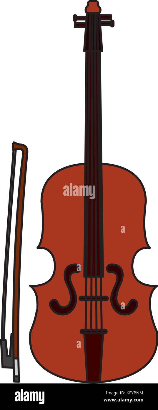 fiddle instrument isolated icon vector illustration design Stock Vector ...