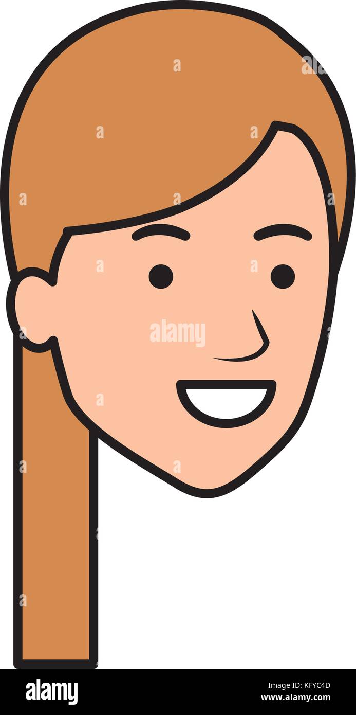 beautiful woman head avatar character Stock Vector Image & Art - Alamy