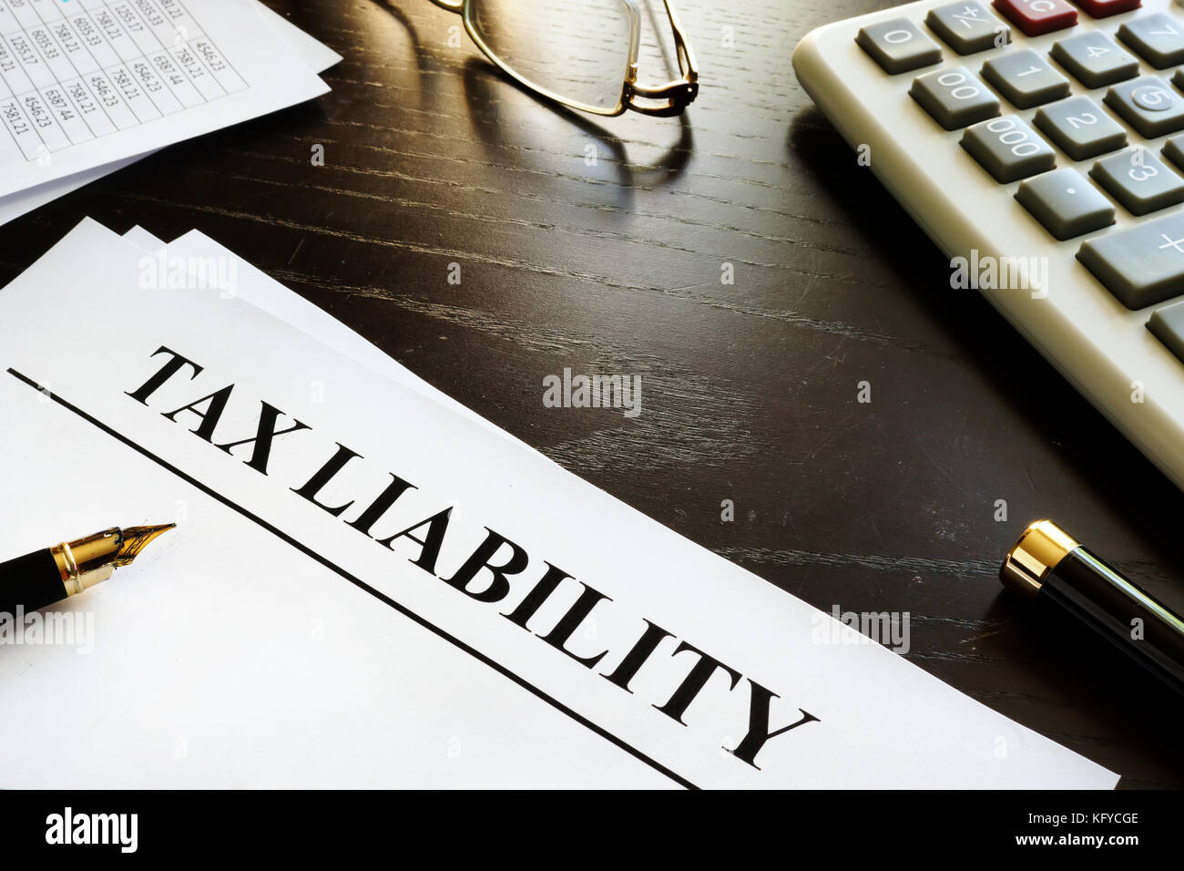 Tax liability hi-res stock photography and images - Alamy