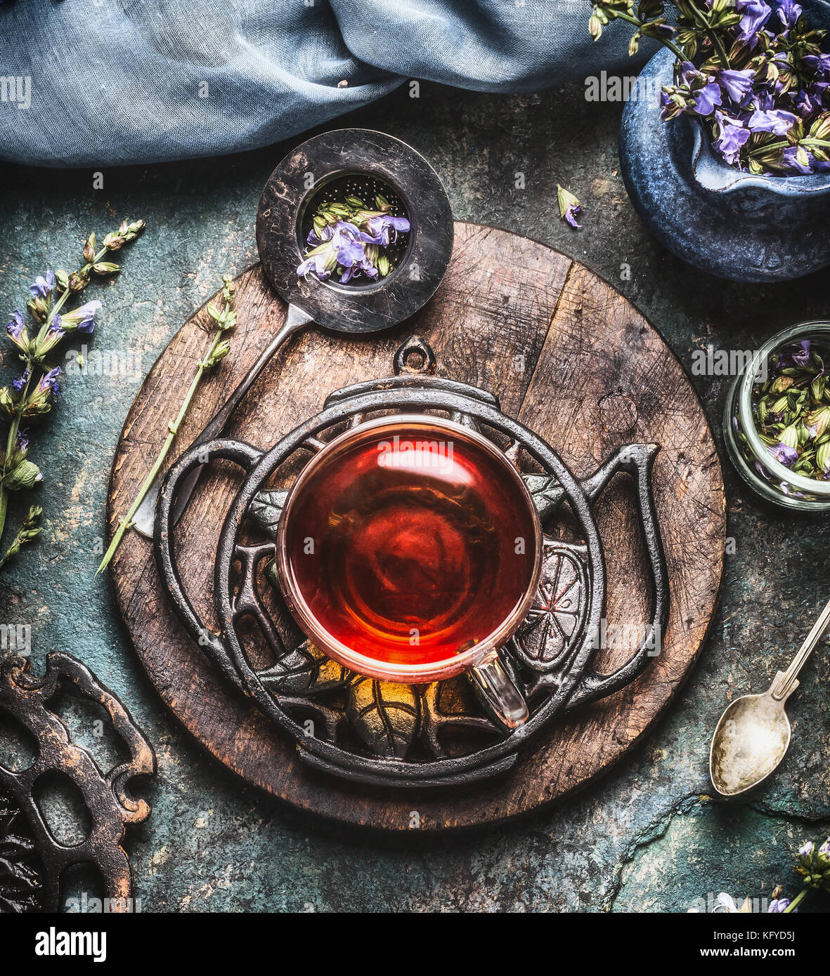 Tools for tea preparation hi-res stock photography and images - Alamy