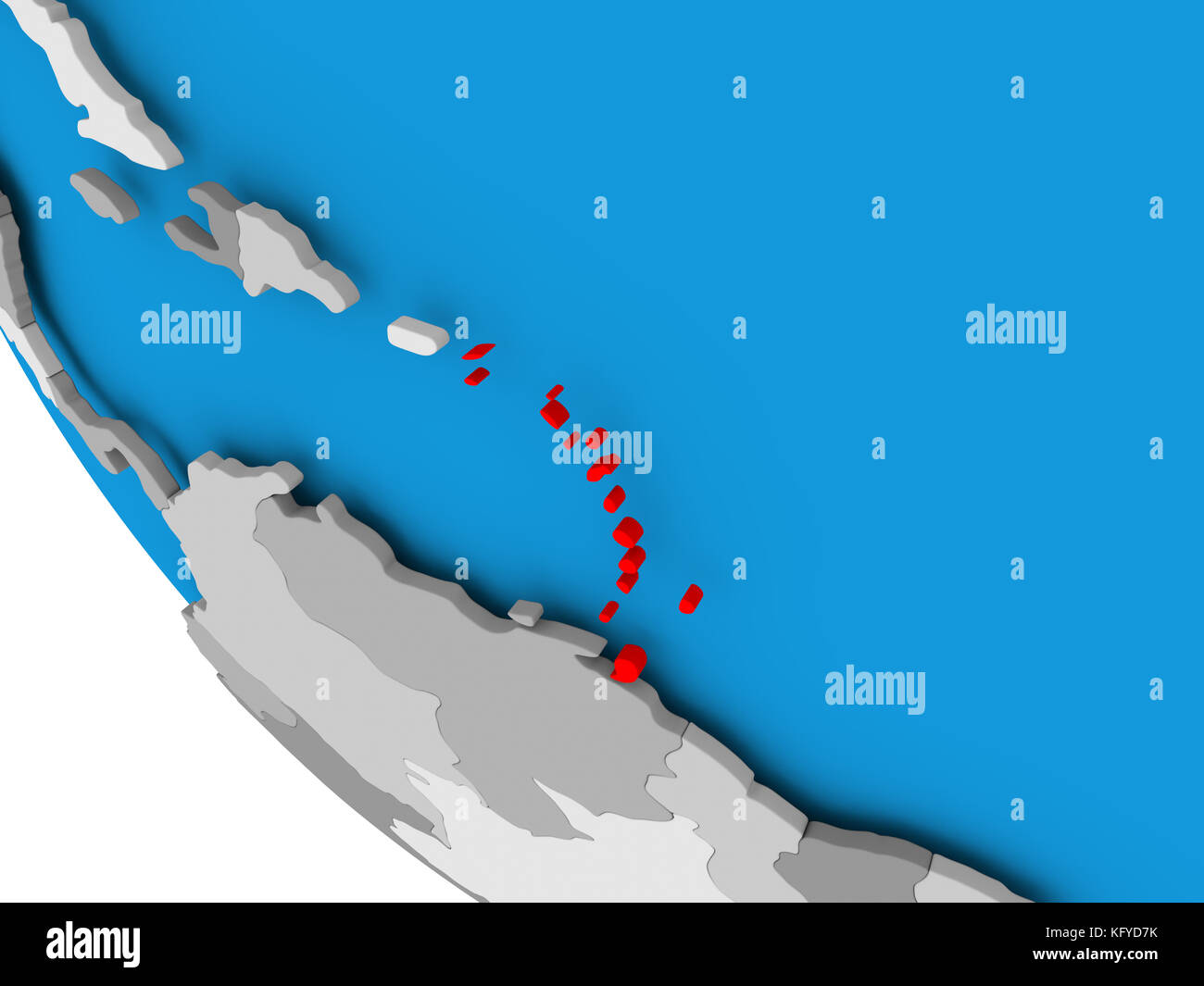 Curacao caribbean islands map hi-res stock photography and images - Alamy
