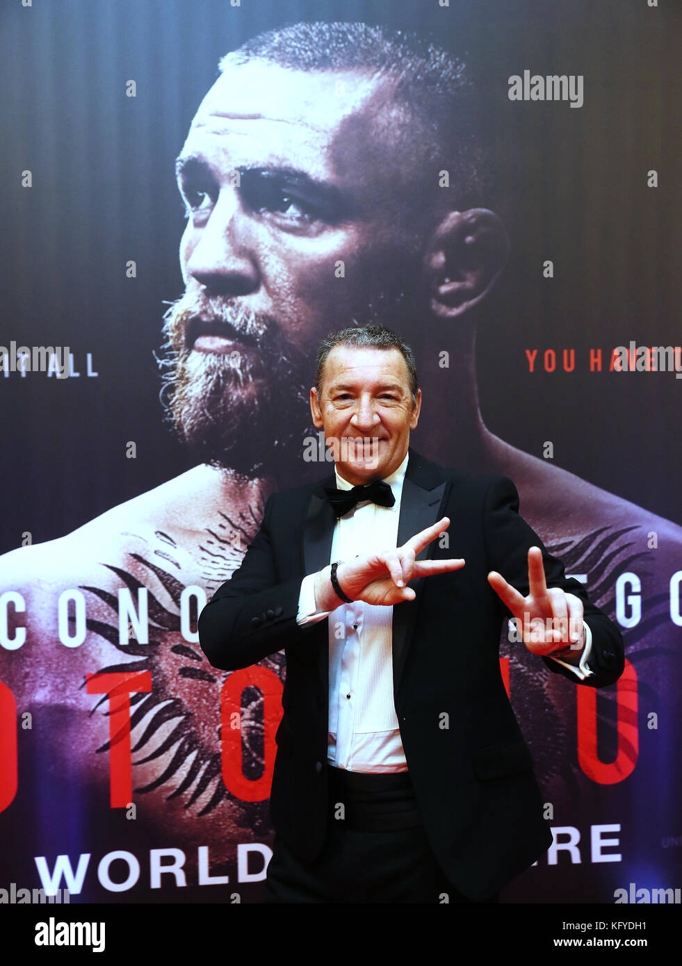 Conor McGregor's father Tony arriving at the Conor McGregor: Notorious ... Conor McGregor's father Tony arriving at the Conor McGregor: Notorious ...