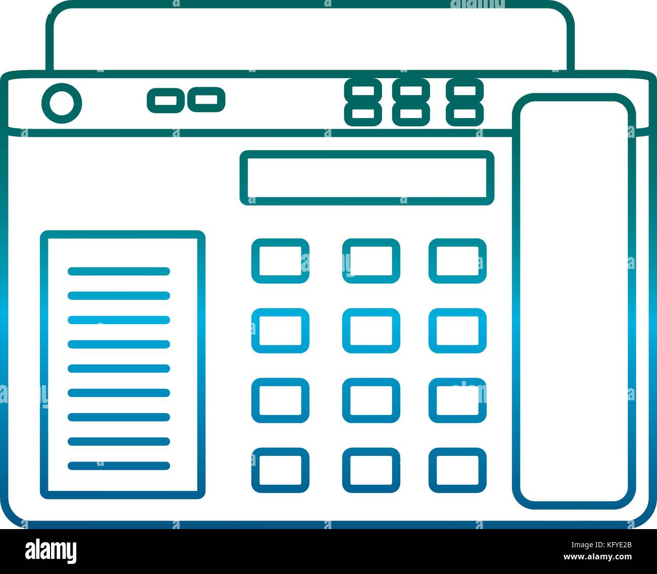 fax machine icon Stock Vector Image & Art - Alamy