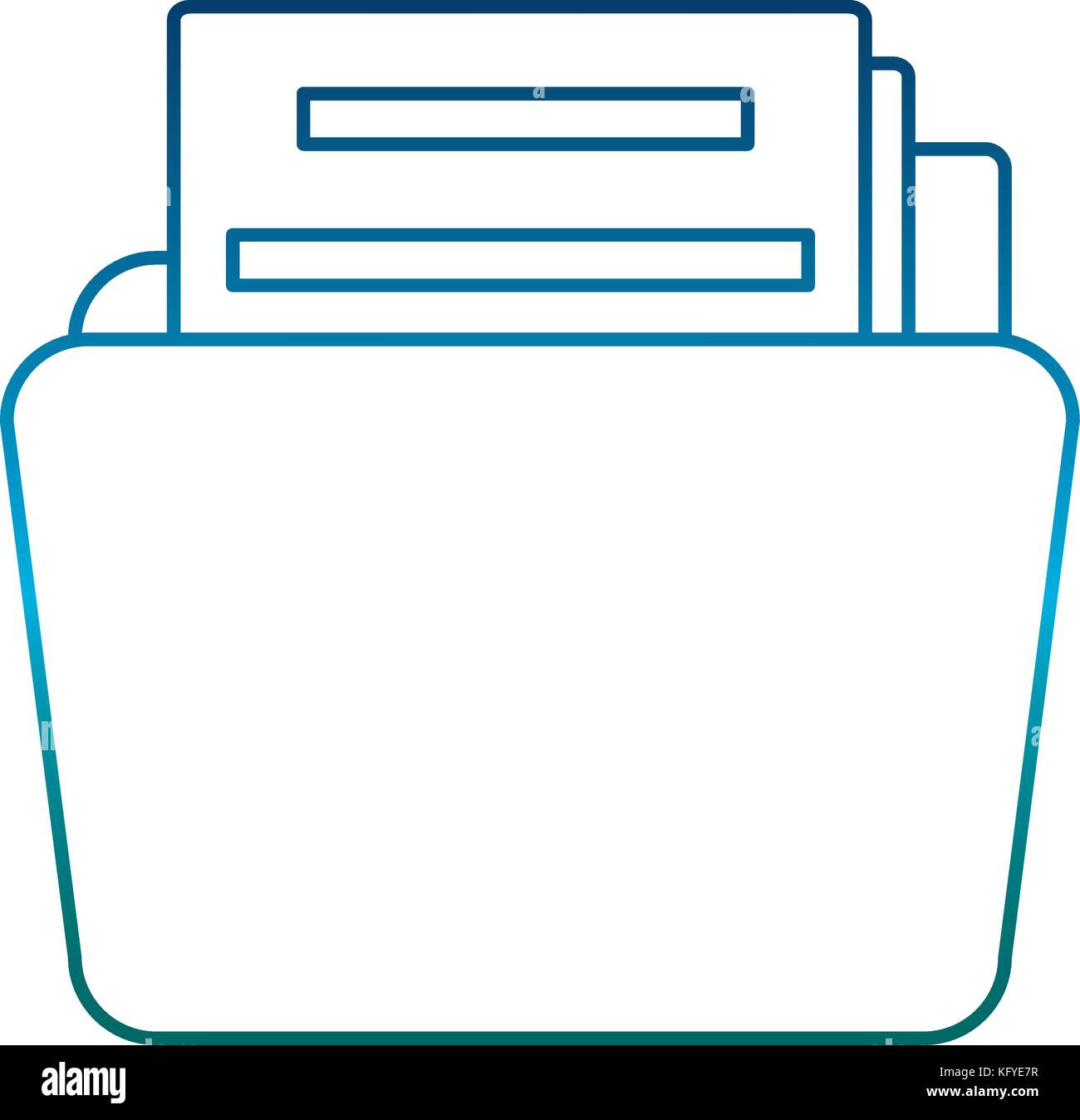 document folder icon Stock Vector Image & Art - Alamy