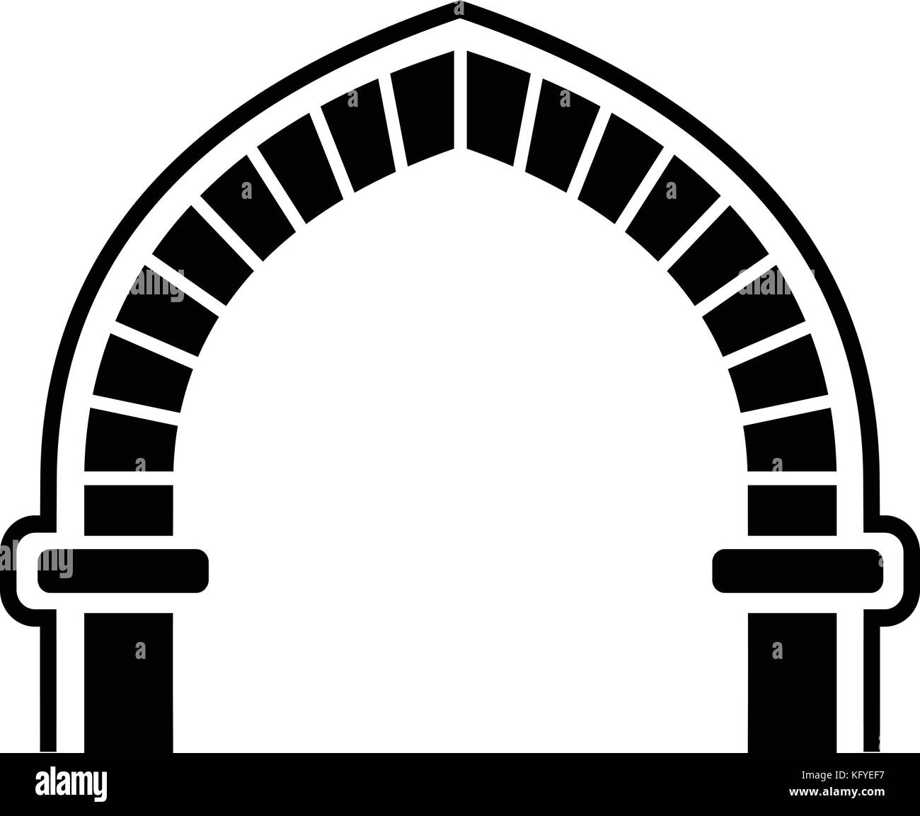 Antique arch icon, simple style Stock Vector Image & Art - Alamy