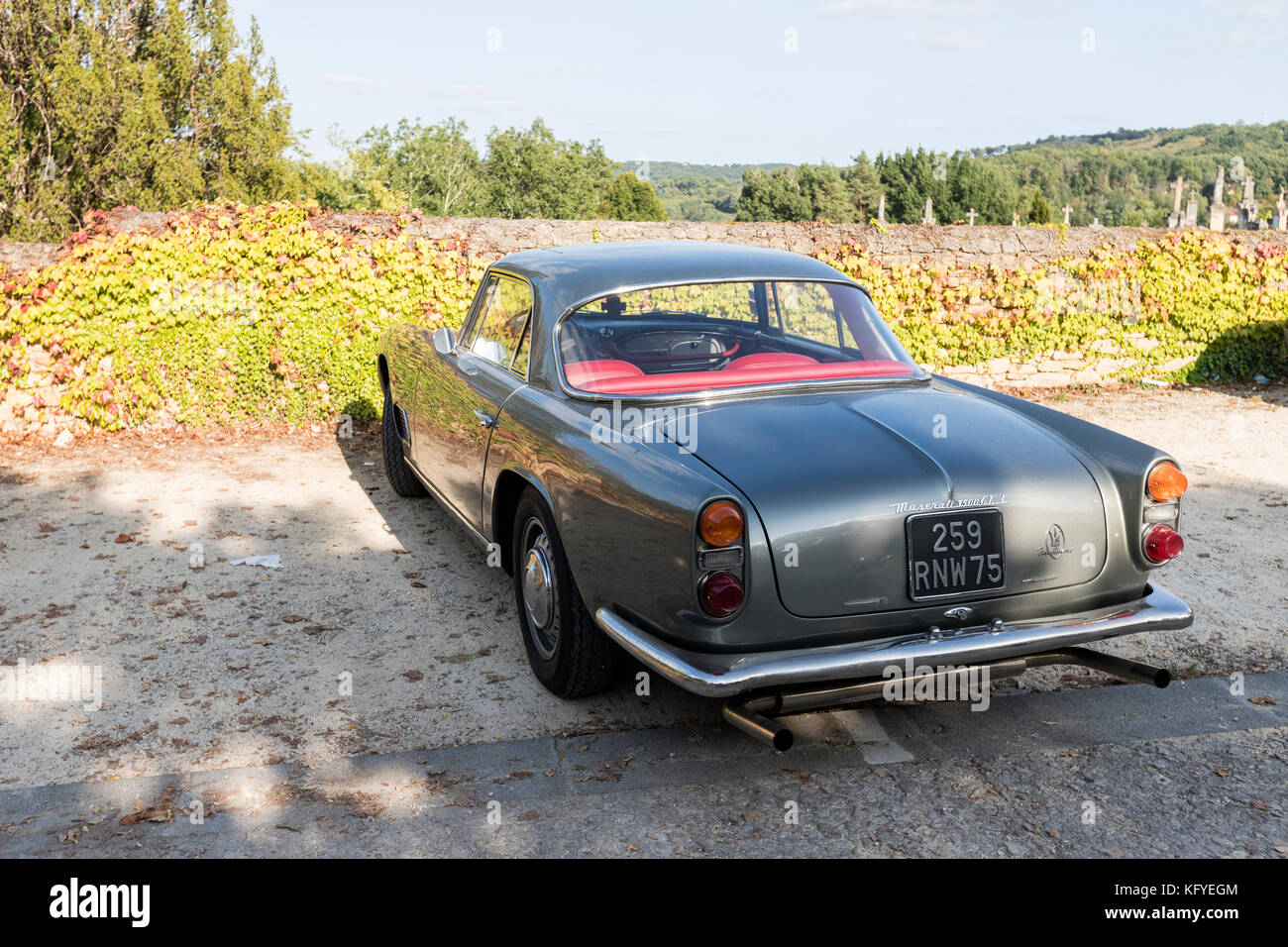 Maserati 3500 GT superleggera rear view Stock Photo - Alamy